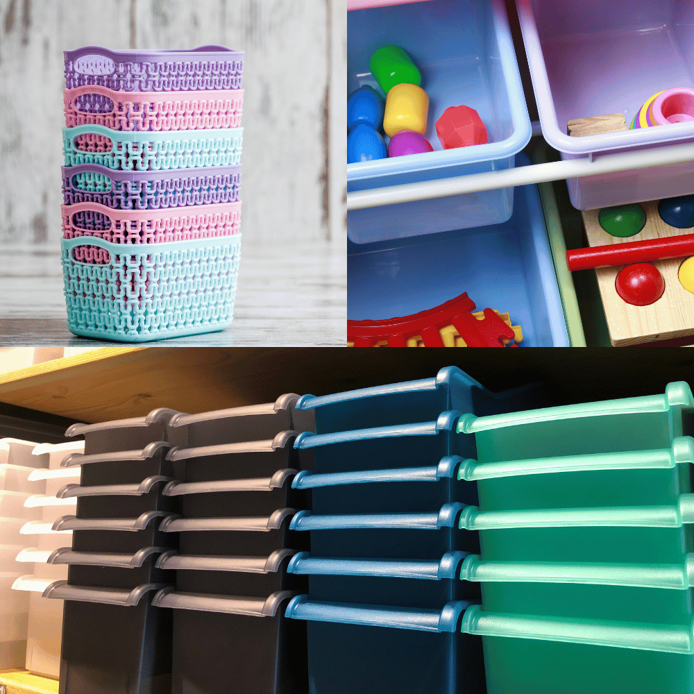 Introducing The Best Colorful Baskets For Storage!