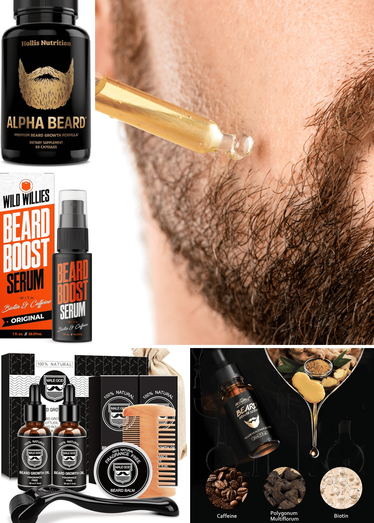 Beard Growth Serum on amazon